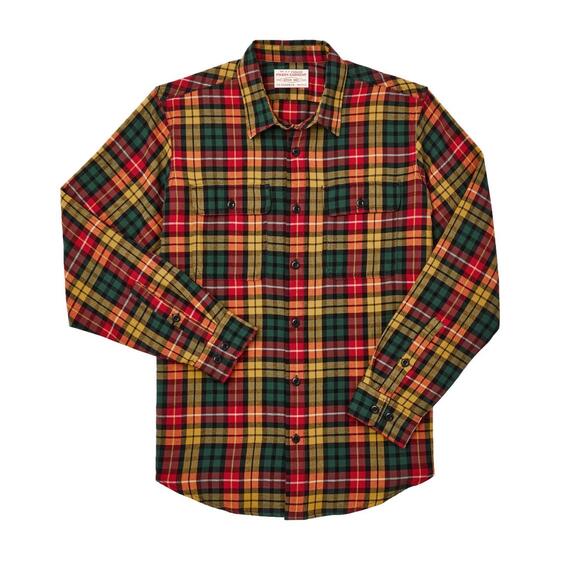 Filson | Shirts | New Filson Mens Scout Shirt In Sprucegold Plaid ...